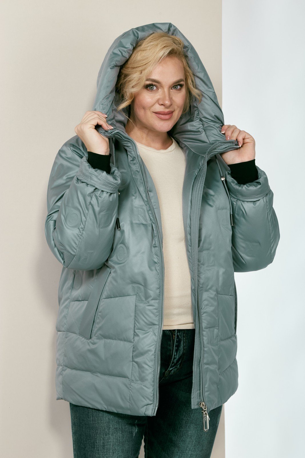 Куртка 2129 ментол Shetti купить в интернет магазине Велесмода